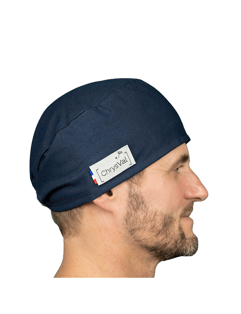 Medical Cap Navy Blue 100% coton Chrysval (187) | Medical Accessories