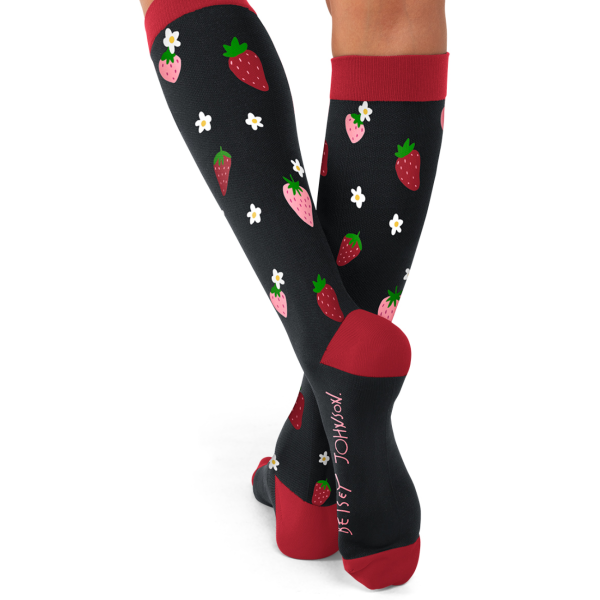 Pink Koi Pattern Compression Socks (A173-RAC) | Mankaia