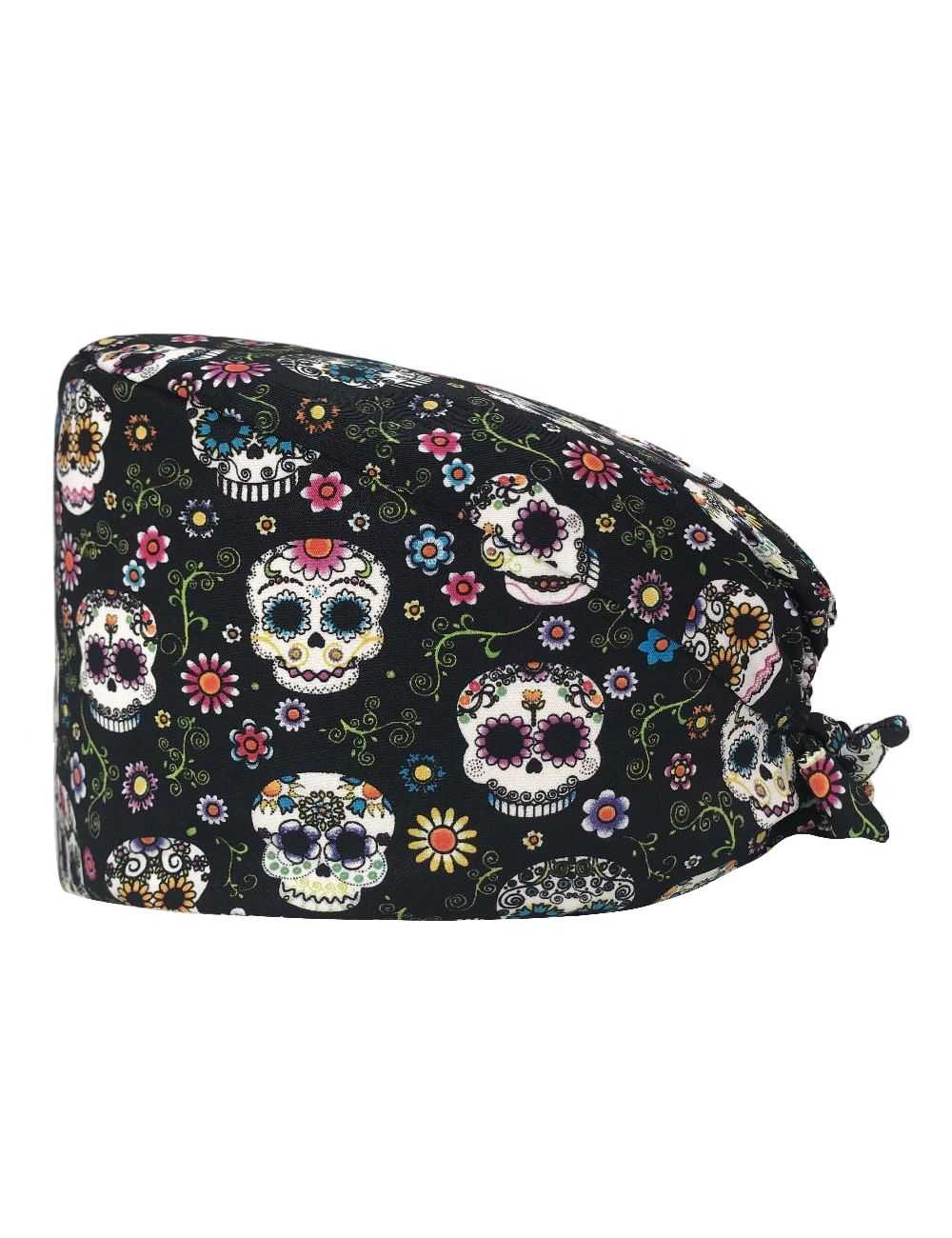 Medical cap "Mexican skulls" (209-22209) | Mankaia